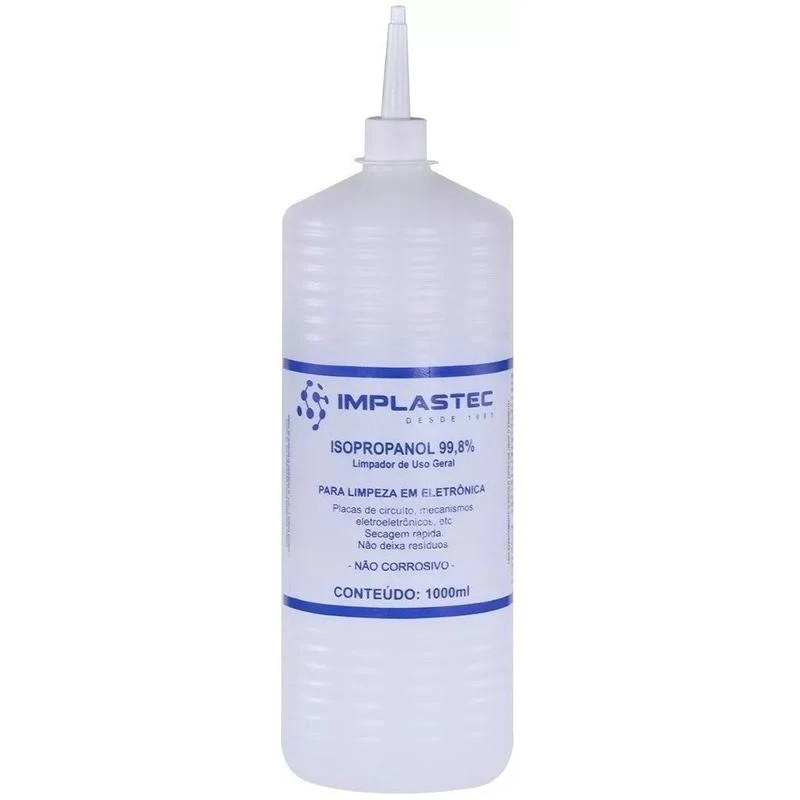 ALCOOL ISOPROPILICO IMPLASTEC 1000ML C/BICO (Default) ALCOOL ISOPROPILICO IMPLASTEC 1000ML C/BICO (Default)