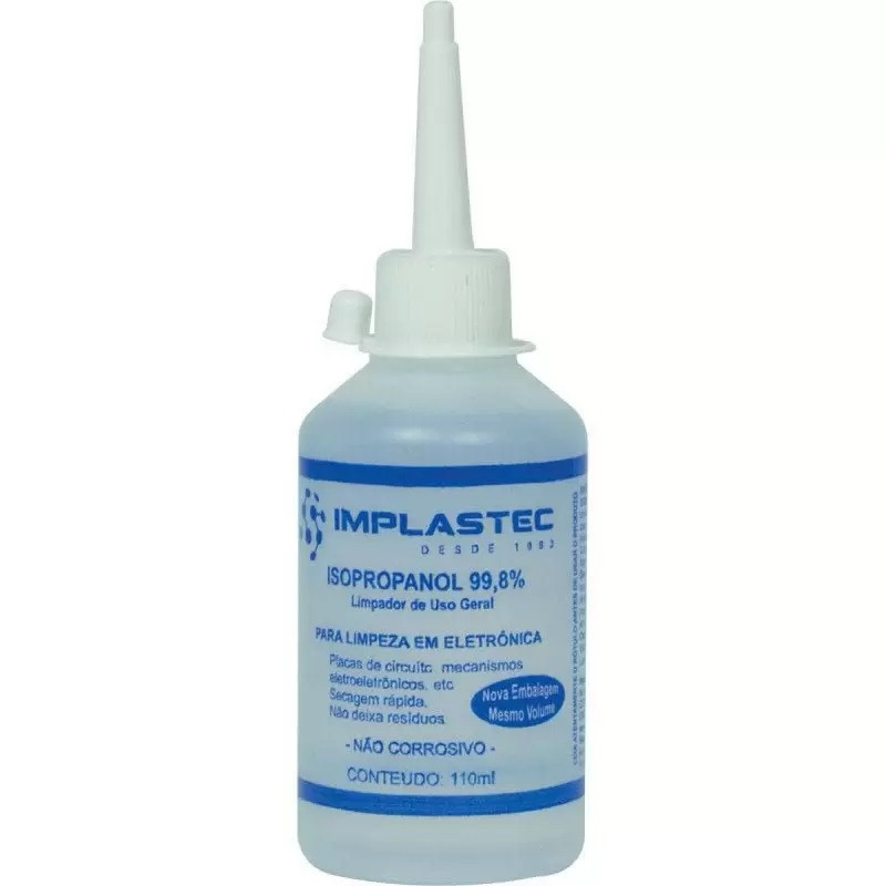 ALCOOL ISOPROPILICO IMPLASTEC 110ML C/BICO (Default) ALCOOL ISOPROPILICO IMPLASTEC 110ML C/BICO (Default)